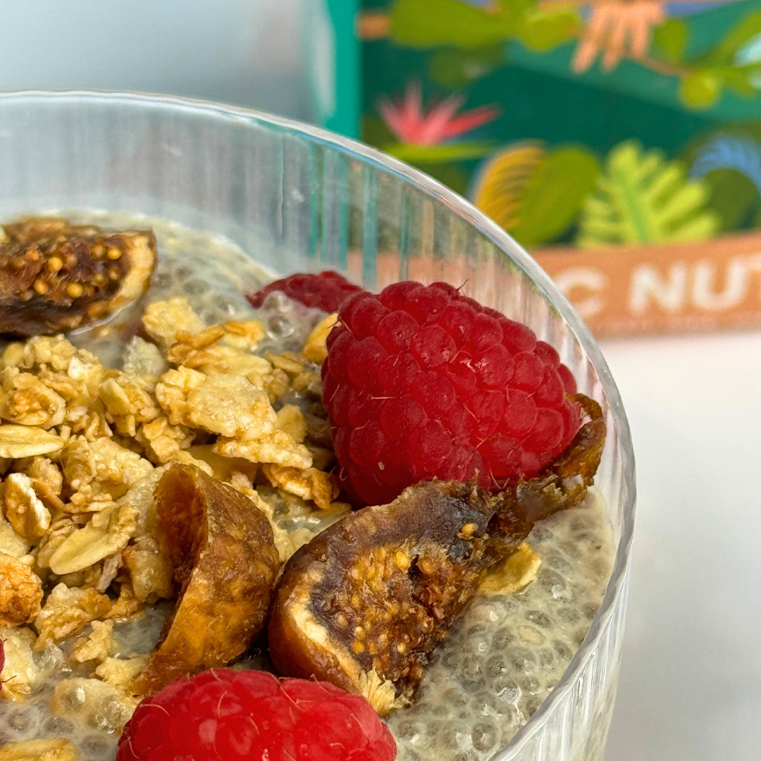 Raspberry & Fig Overnight Chia Pudding
