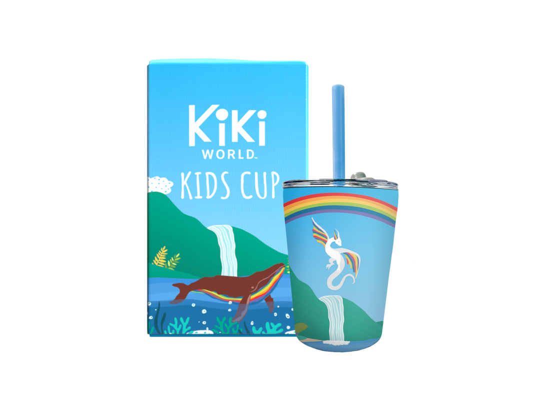 Insulated Kids Cup with Straw Top | Kiki Milk