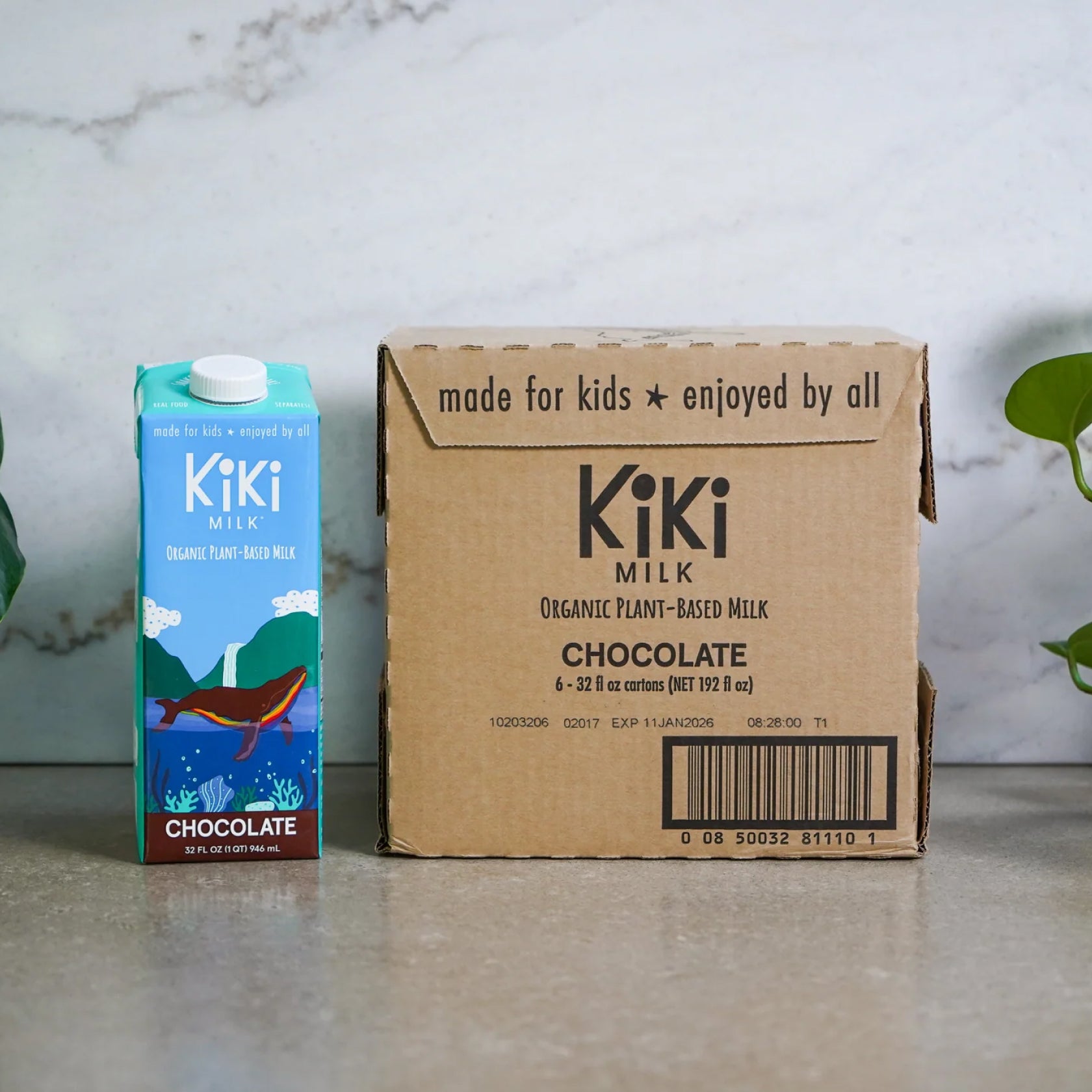 Family-Size Organic Chocolate Milk | Kiki Milk