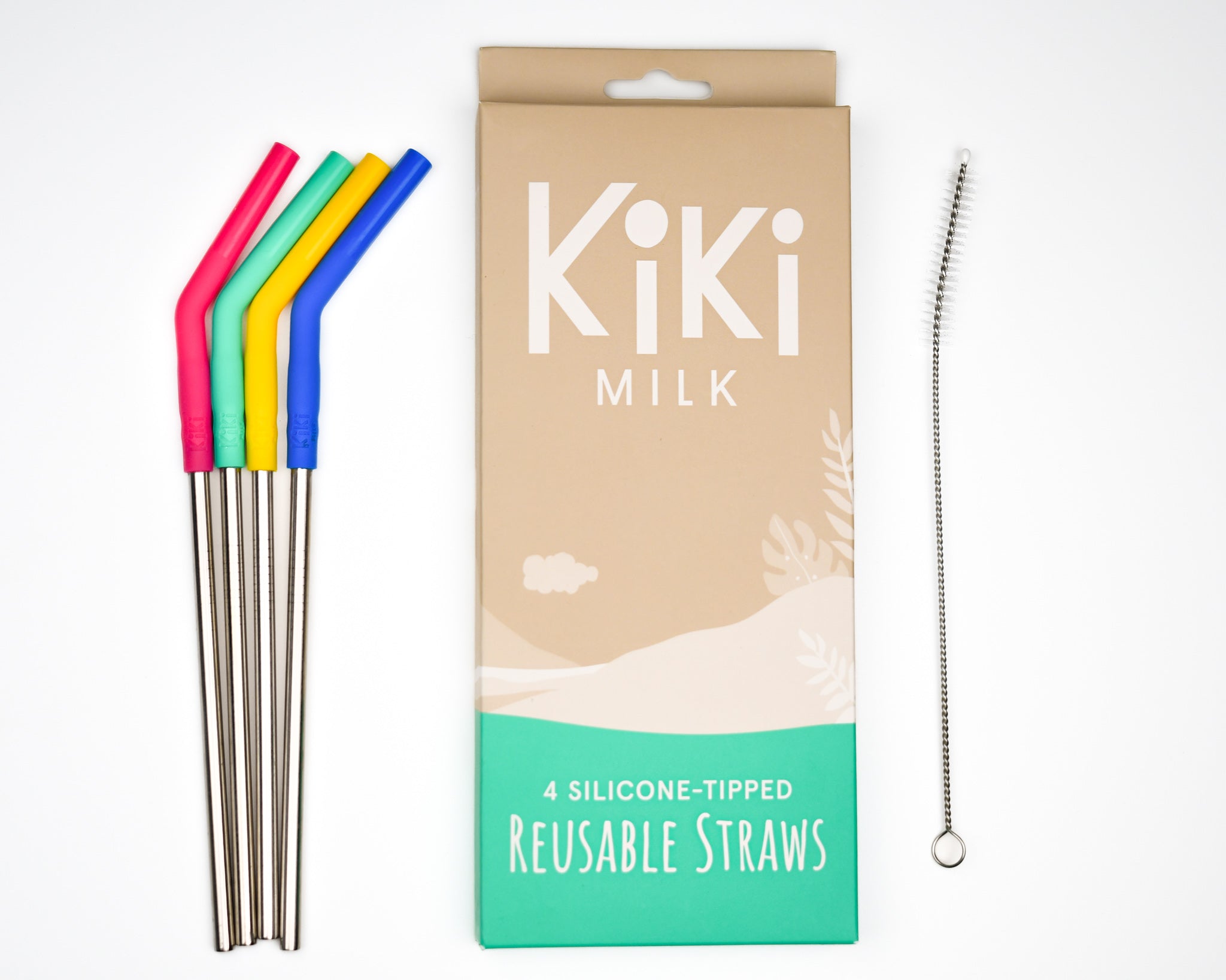Reusable Metal Straws for Kids | Kiki Milk